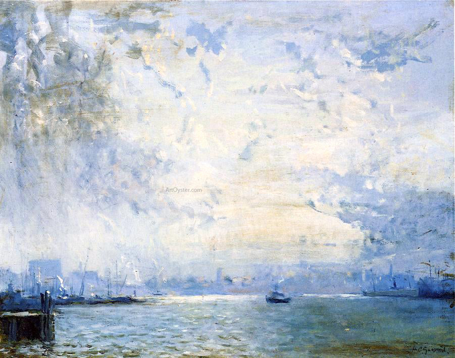 Arthur Clifton Goodwin The Mystic River Docks Art Print – printoyster.com