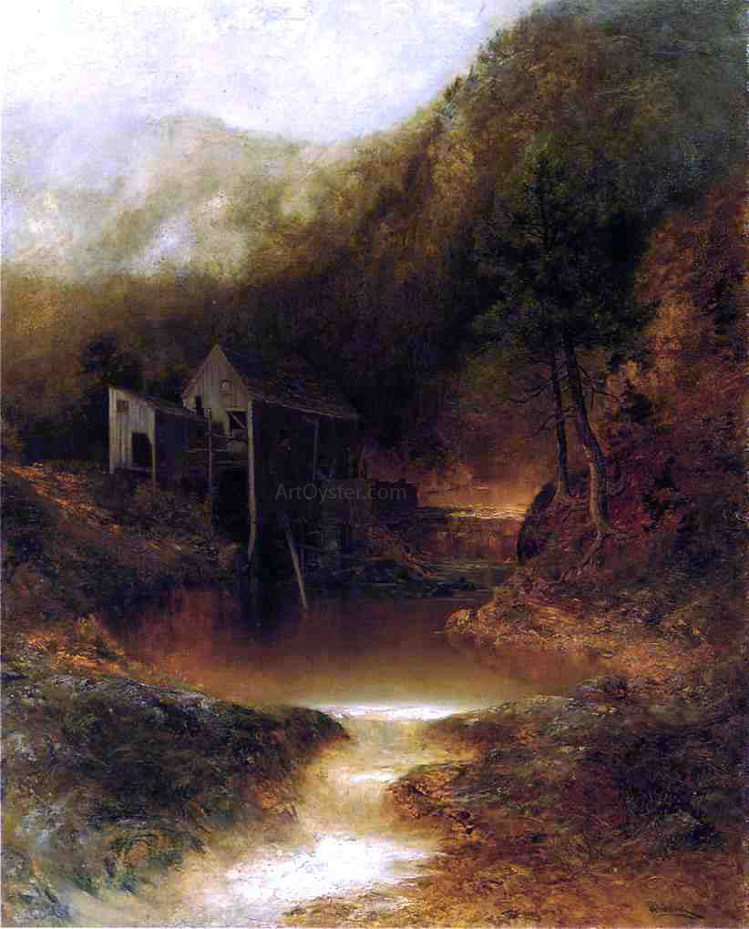Ralph Albert Blakelock The Old Mill Art Print – printoyster.com