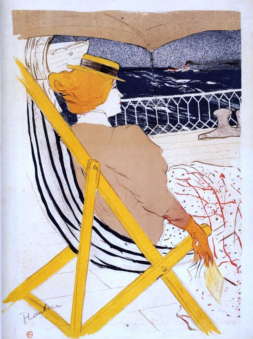 Henri De Toulouse-Lautrec The Passenger in Cabin 54 (also known as The Cruise) Art Print ...