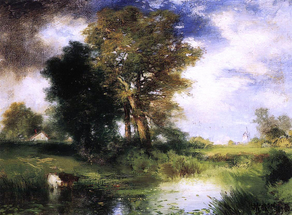 Thomas Moran The Passing Storm Art Print – printoyster.com