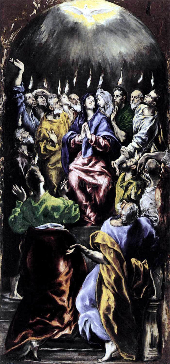El Greco The Pentecost Art Print – printoyster.com