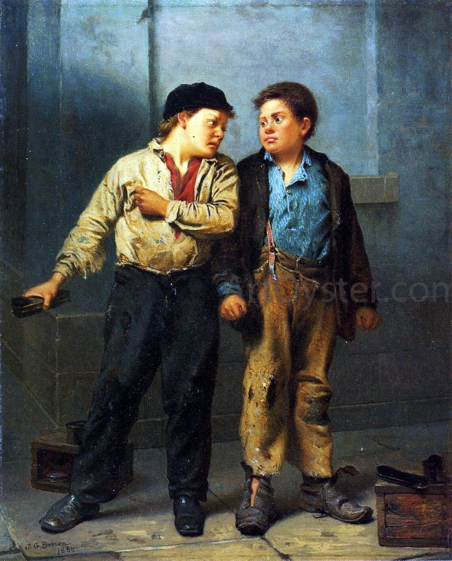 John George Brown The Quarrel Art Print – printoyster.com