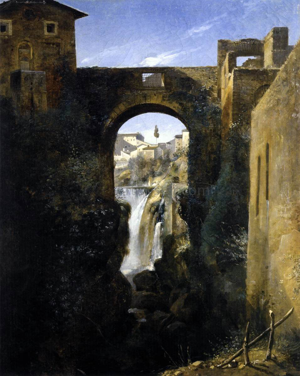 Francois-Marius Granet The San Rocco Bridge and the Grand Waterfall at ...