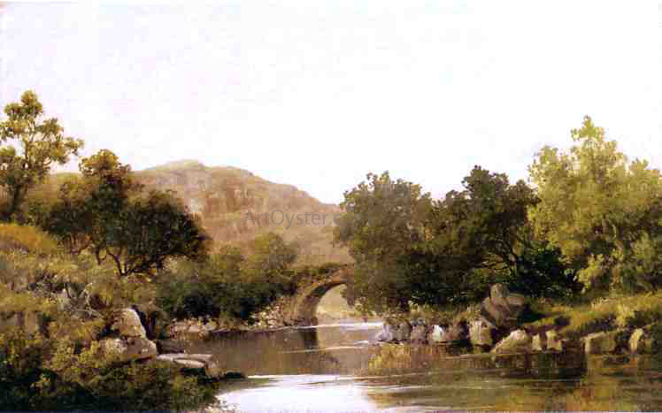 Robert Scott Duncanson The Stone Bridge Art Print – printoyster.com