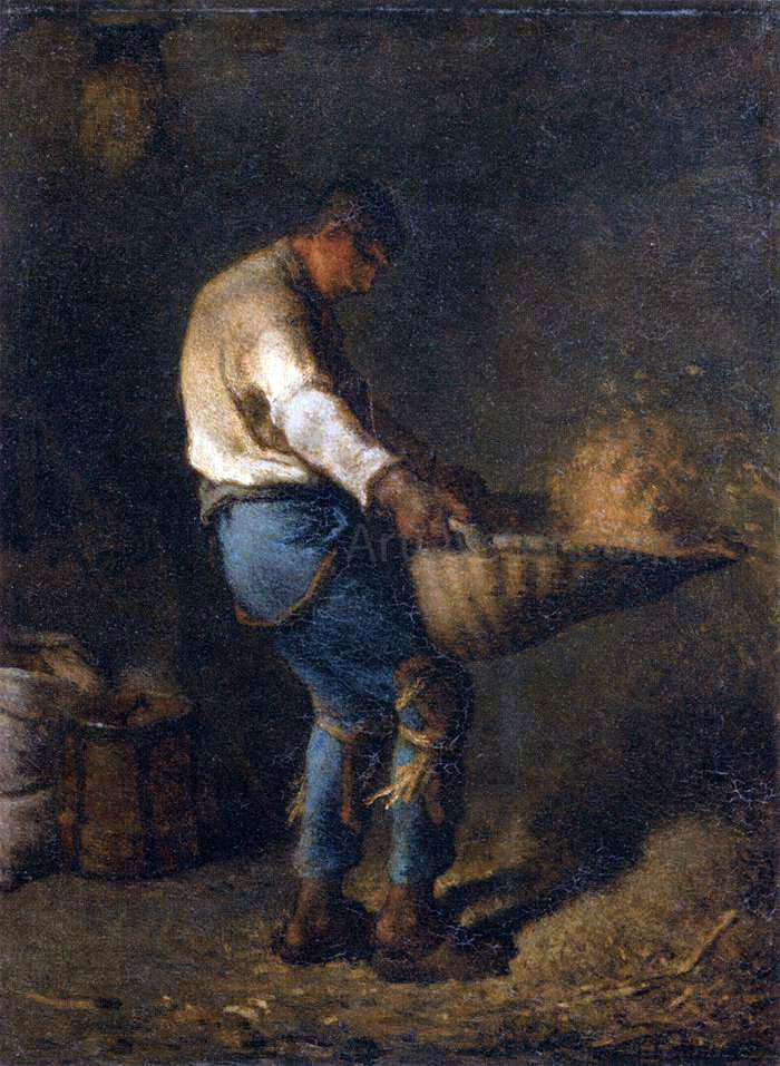 Jean-Francois Millet The Winnower Art Print – printoyster.com
