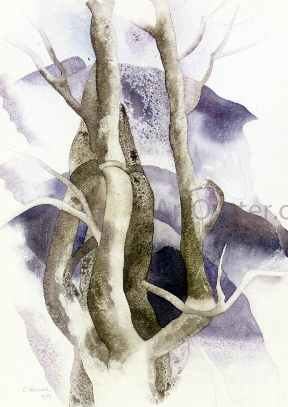 Charles Demuth Tree Forms Art Print – printoyster.com