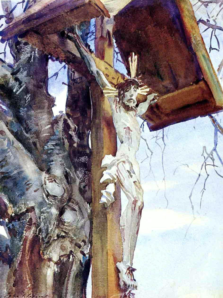 John Singer Sargent Tyrolese Crucifix Art Print – printoyster.com