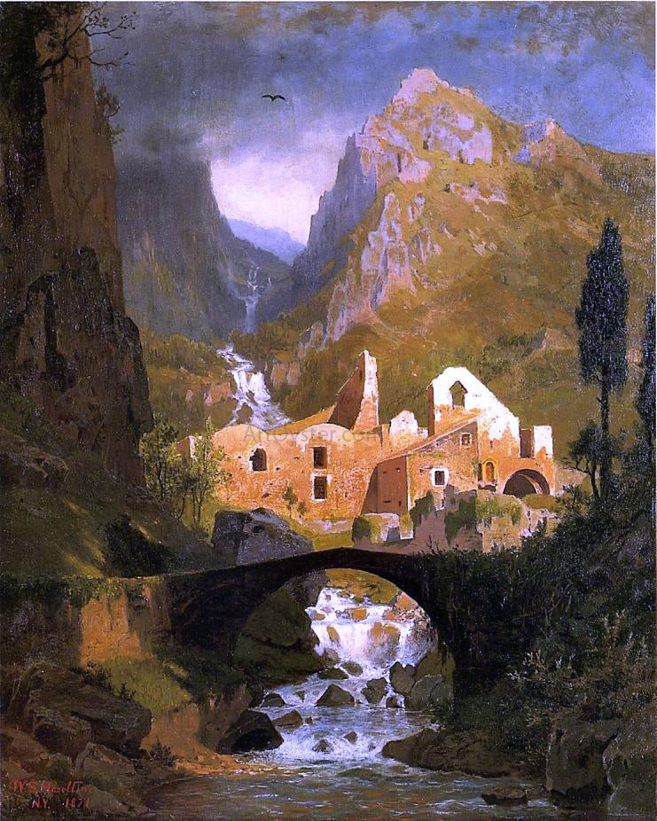 William Stanley Haseltine Valle dei Molini - Amalfi Art Print ...