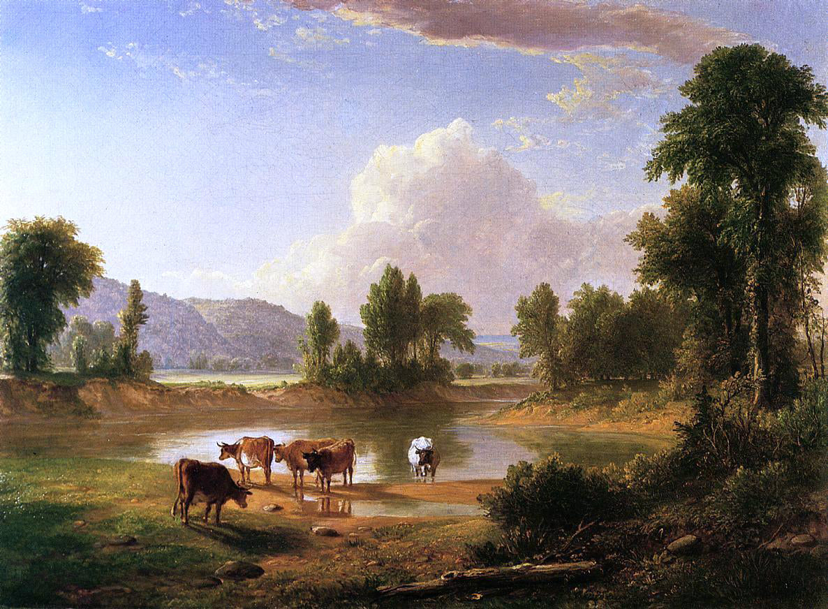 Asher Brown Durand View of Esopus Creek, Ulster County, New York Art ...