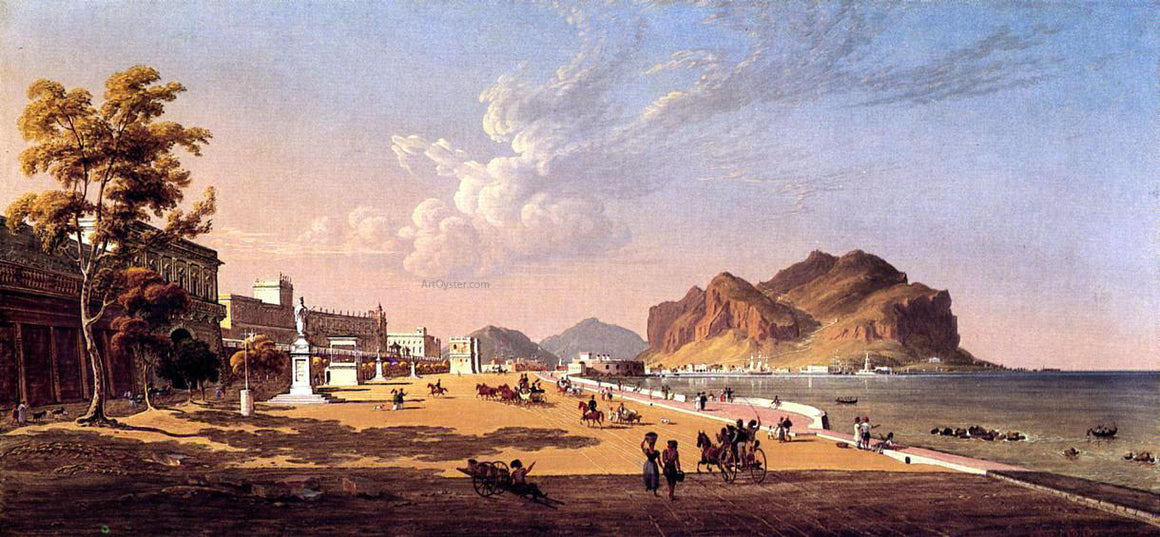 Robert Salmon View of Palermo Art Print – printoyster.com