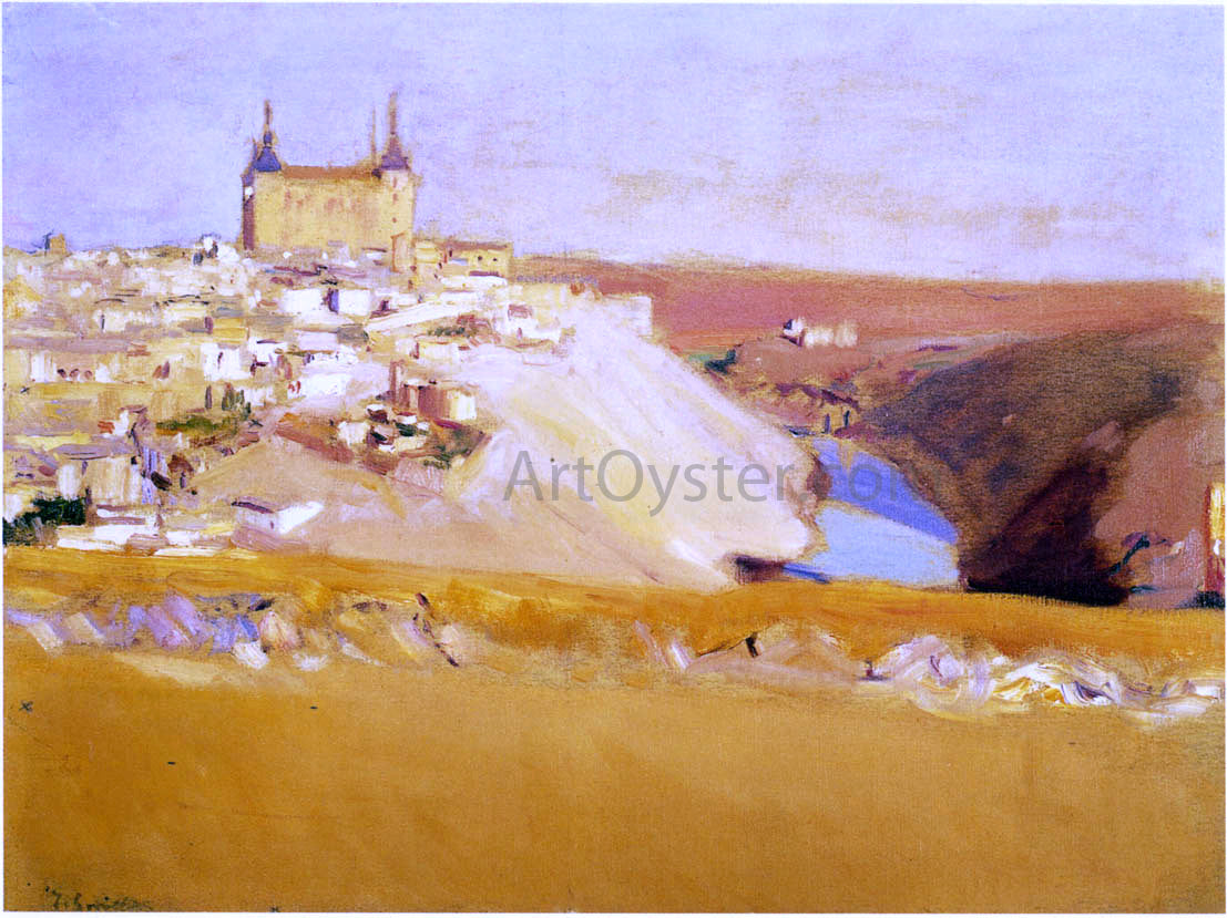 Joaquin Sorolla Y Bastida View of Toledo Art Print – printoyster.com