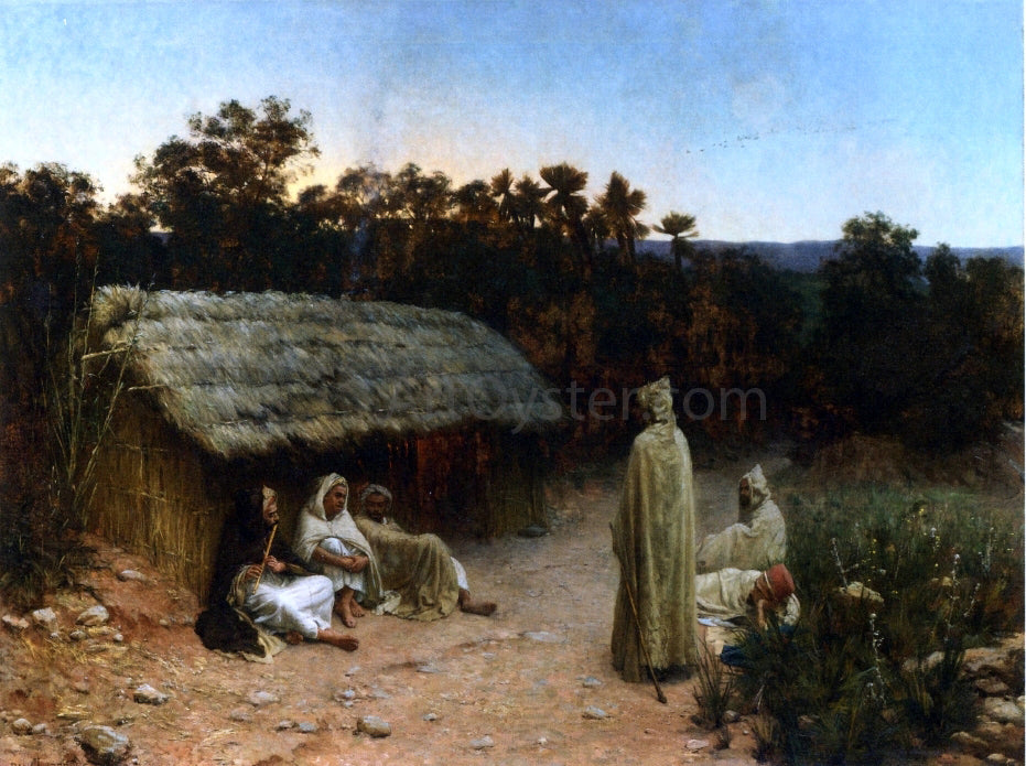 Paul Baptiste Lazerges Weary Travelers Art Print – printoyster.com