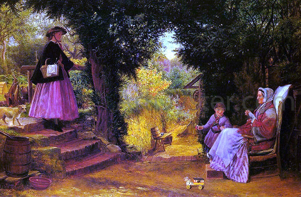 Richard Redgrave Young Lady Bountiful Art Print – printoyster.com